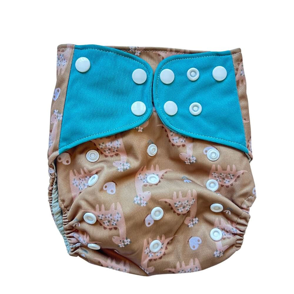Flower Power Pocket Cloth Nappy - Kid Got Style Nappies